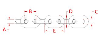 1/4" S3 Stainless Chain | Bosun Supplies